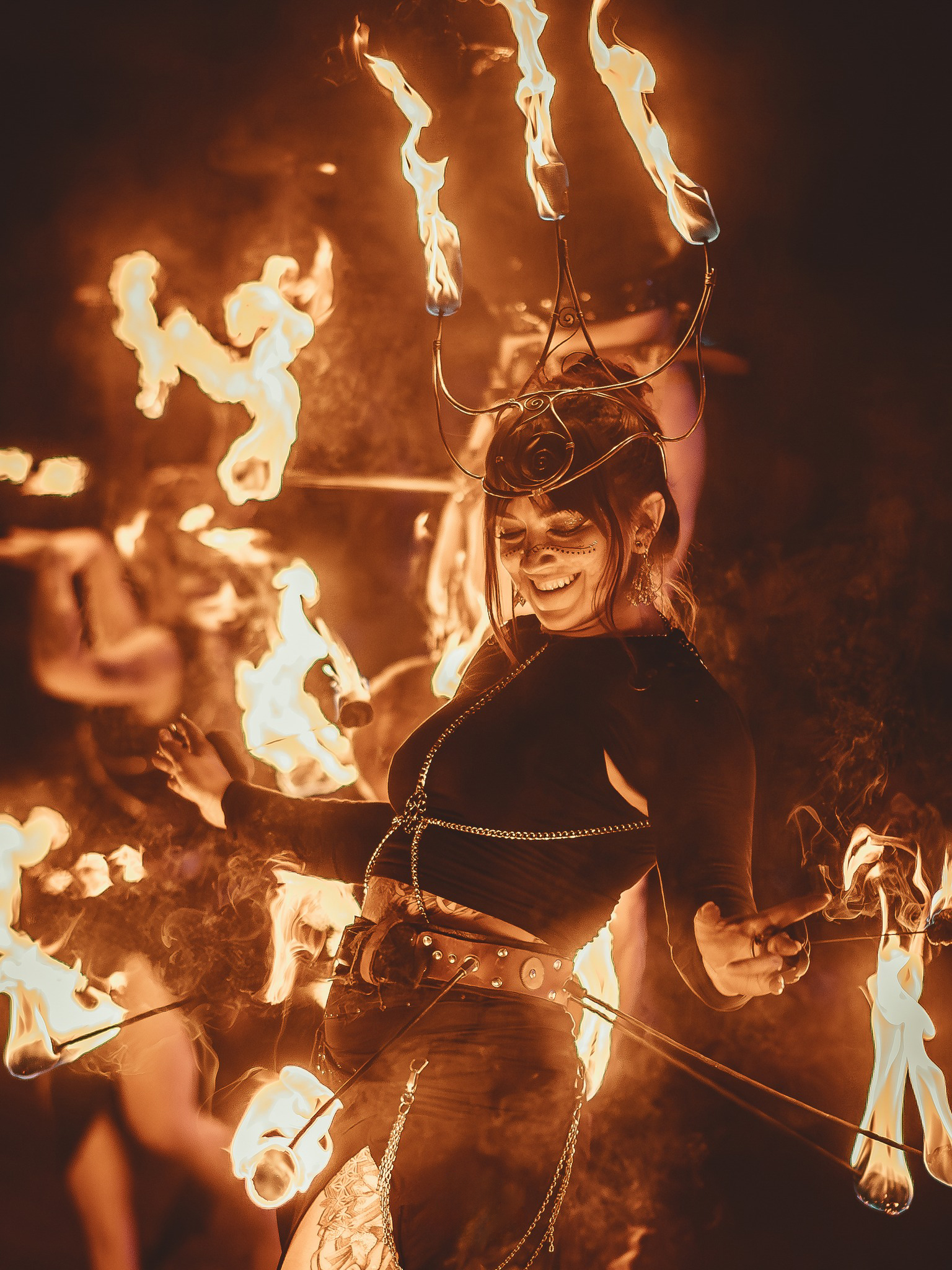Fire Dancers & LED Shows | Kinshira Entertainment | Event Entertainers